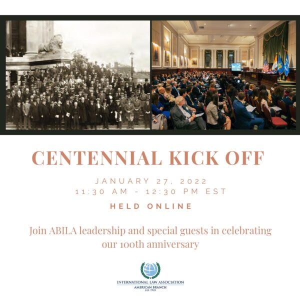 ABILA Centennial Celebration Launched on January 27, 2022 - ABILA