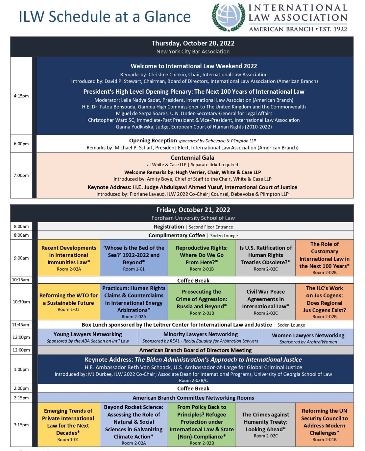 ILW 2022 Program - ABILA