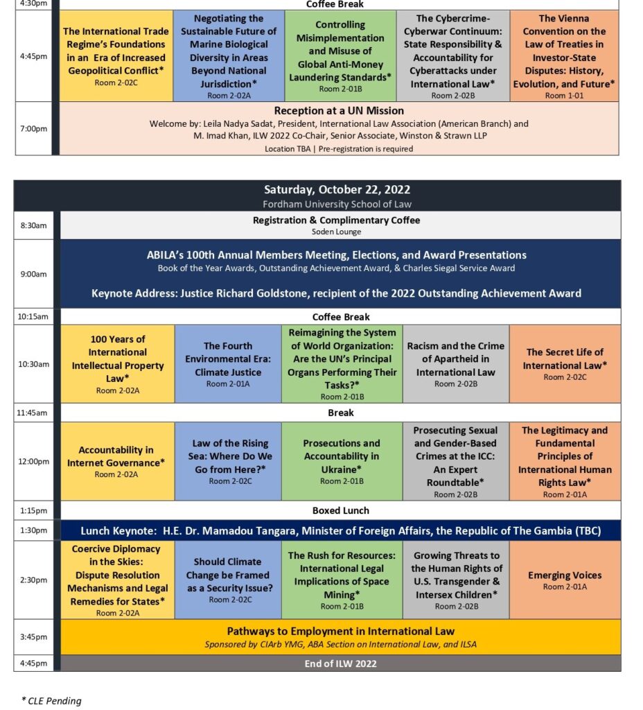 ILW 2022 Program - ABILA
