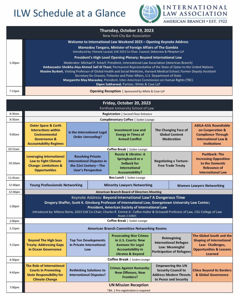 ILW 2023 Program - ABILA