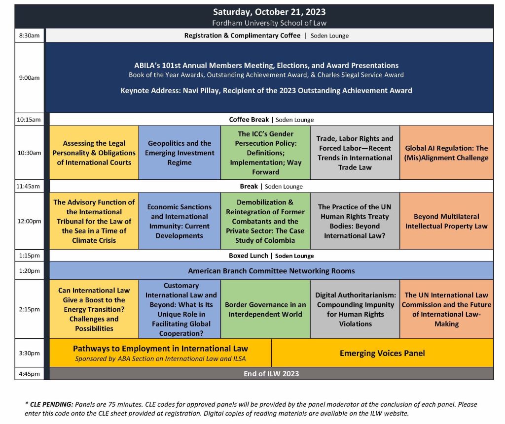 ILW 2023 Program - ABILA