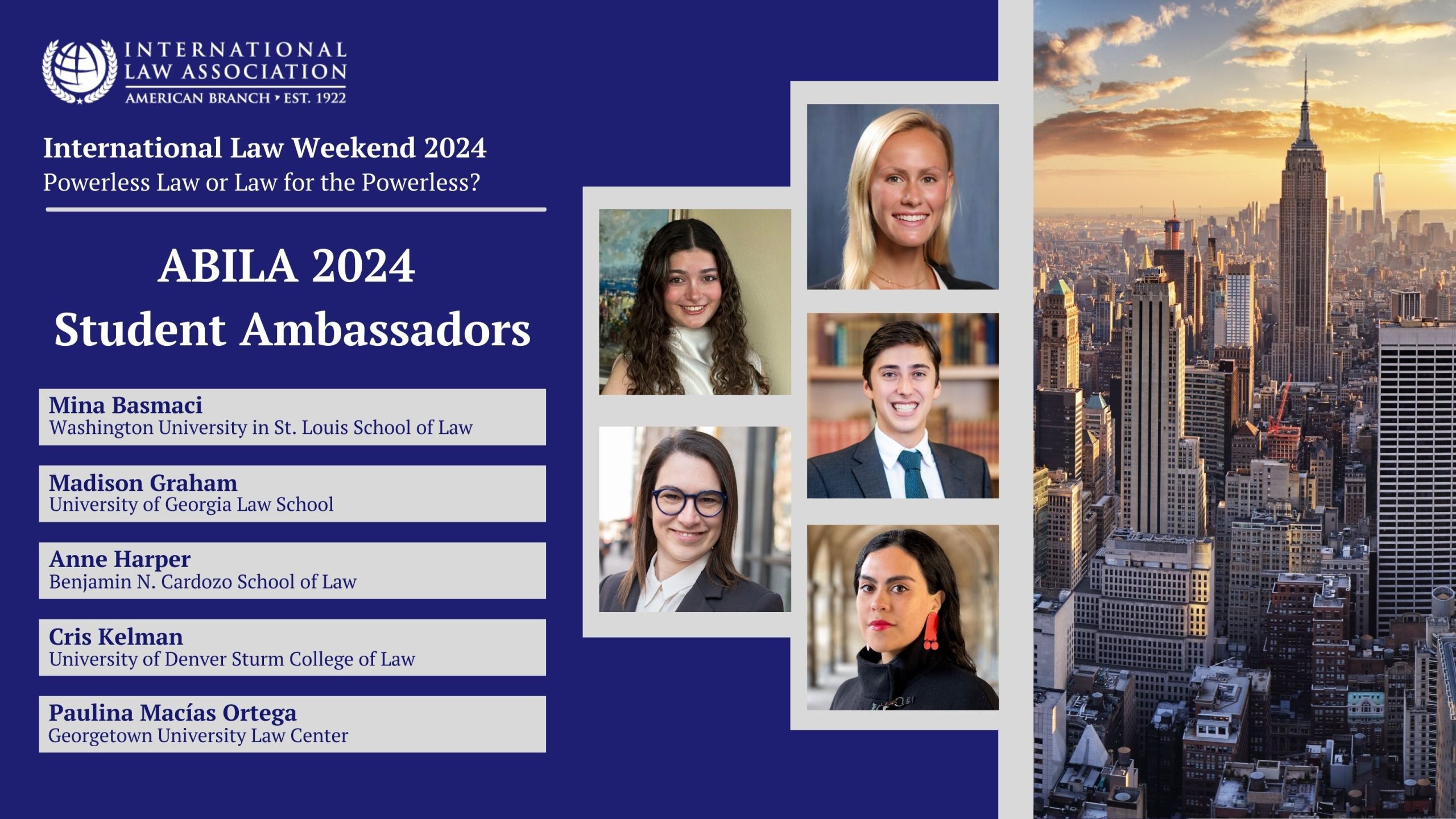 Announcing: ABILA's 2024 Student Ambassadors - ABILA